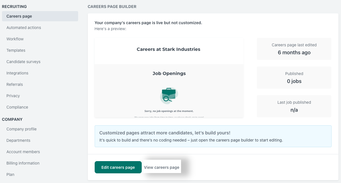 Where can I view my Workable careers page? – Workable Help