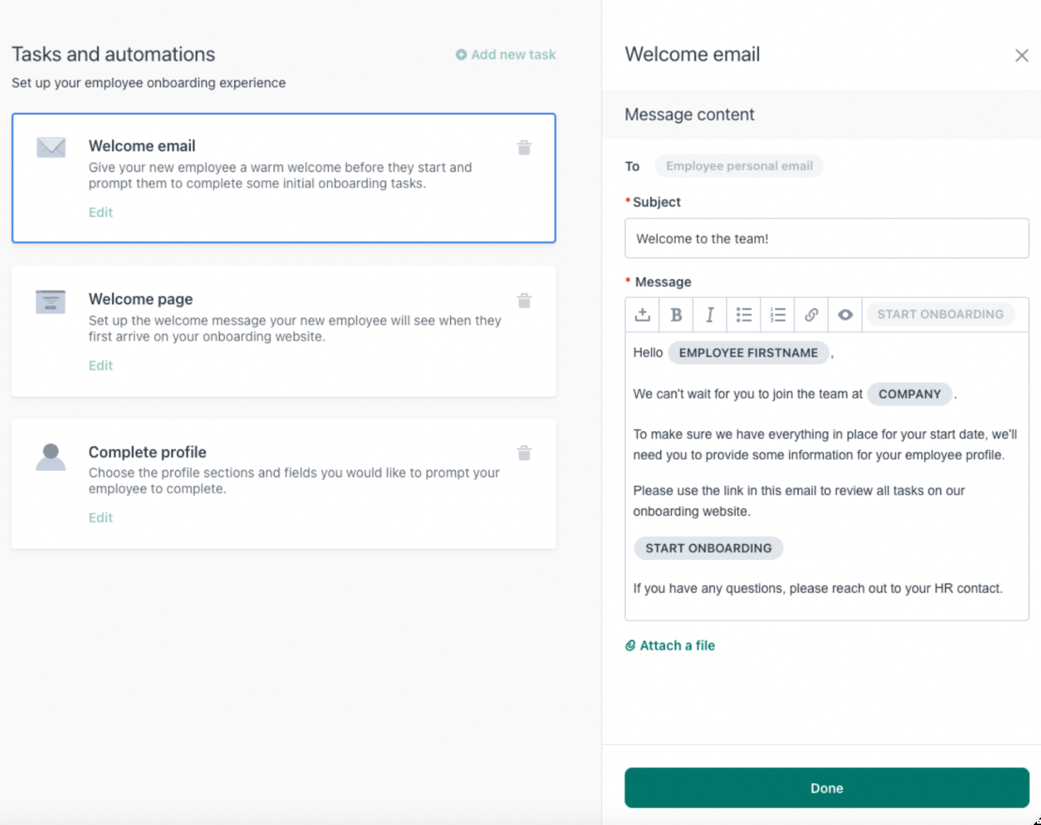 Employee Onboarding Workflows Workable Help 