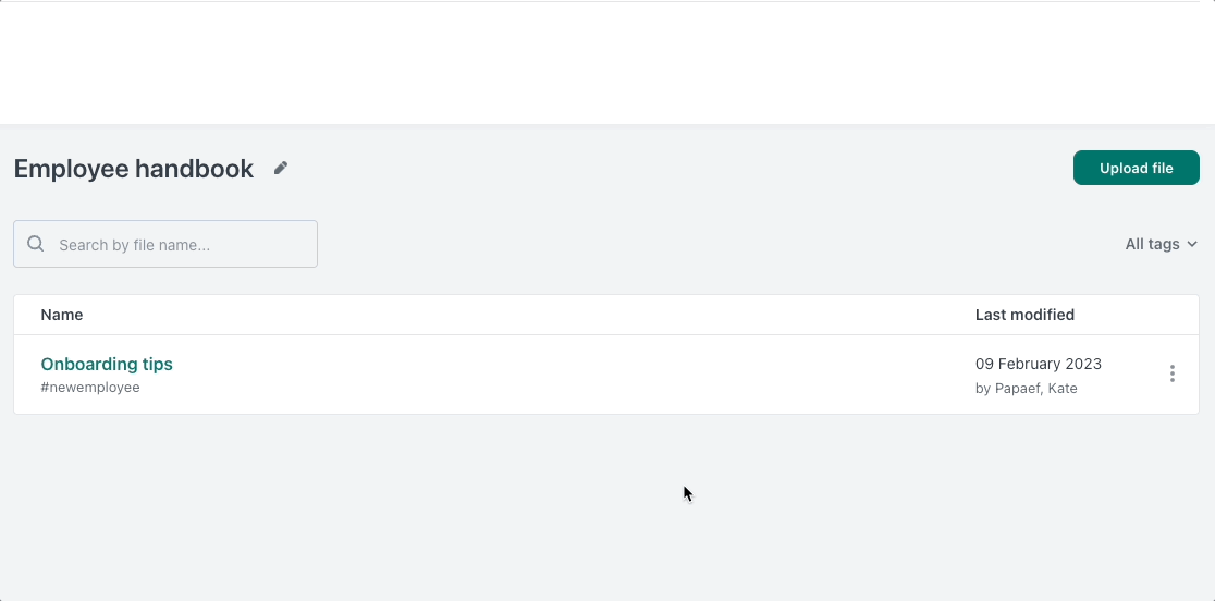 Accessing and managing company files – Workable Help