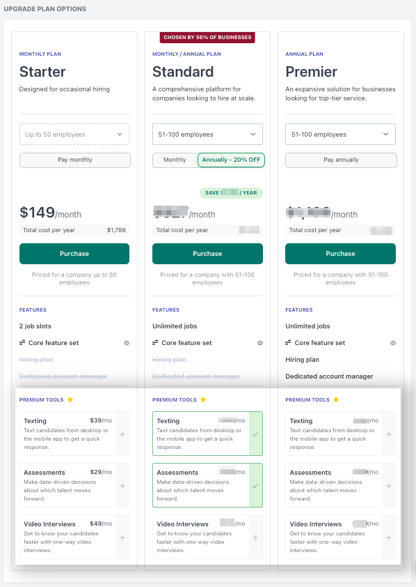 Purchasing a Workable plan – Workable Support