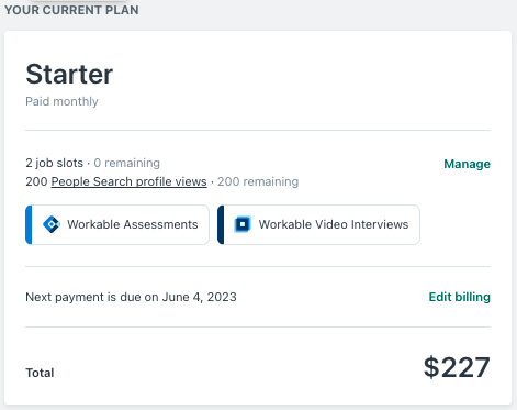 Starter plan FAQs – Workable Support