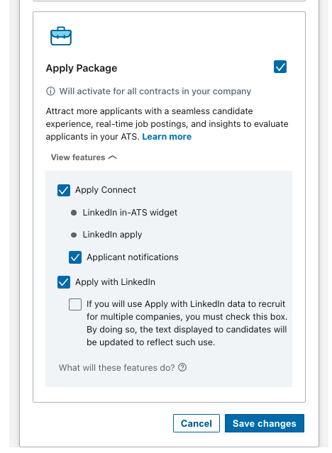 LinkedIn Apply Connect – Workable Support