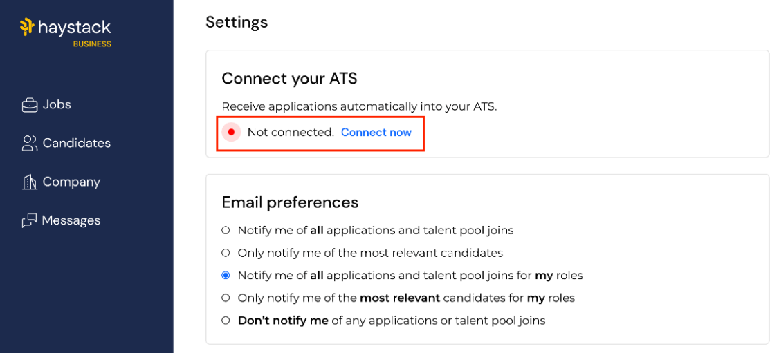 Integrating with Haystack – Workable Help