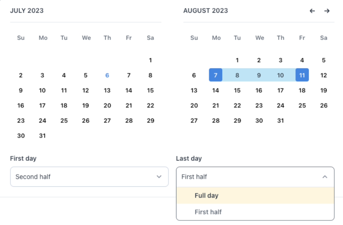 Requesting time off – Workable Support