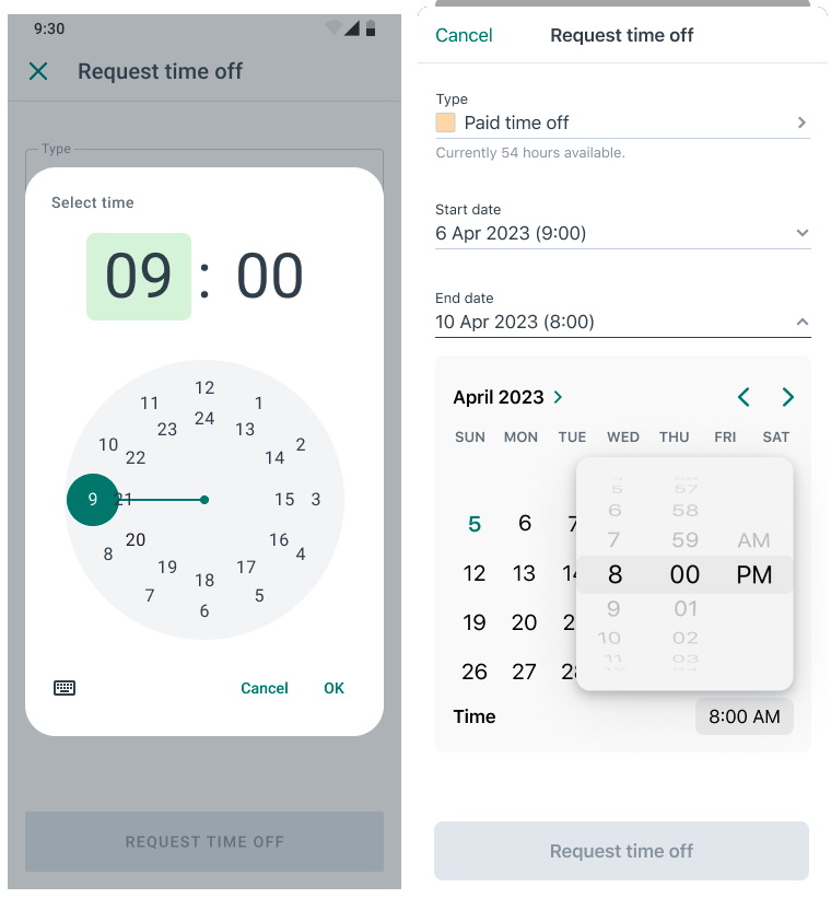 Requesting time off – Workable Help