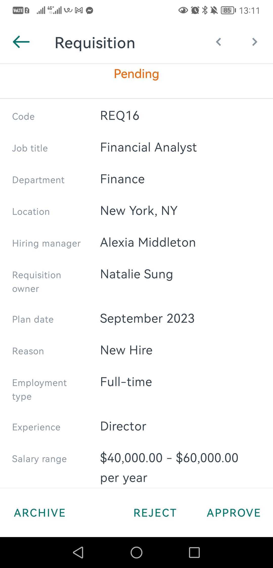 Approving/rejecting requisitions – Workable Support