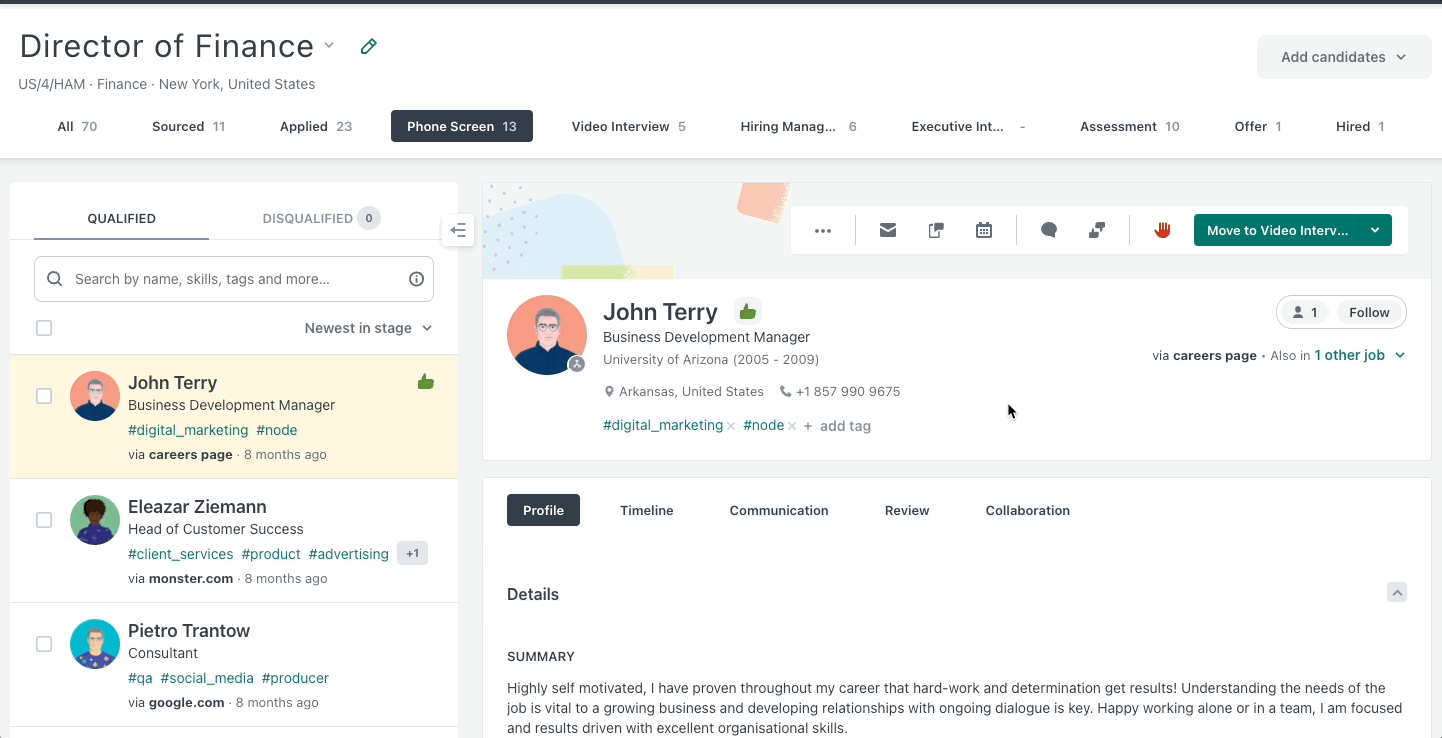 Sending bulk emails to candidates – Workable Support