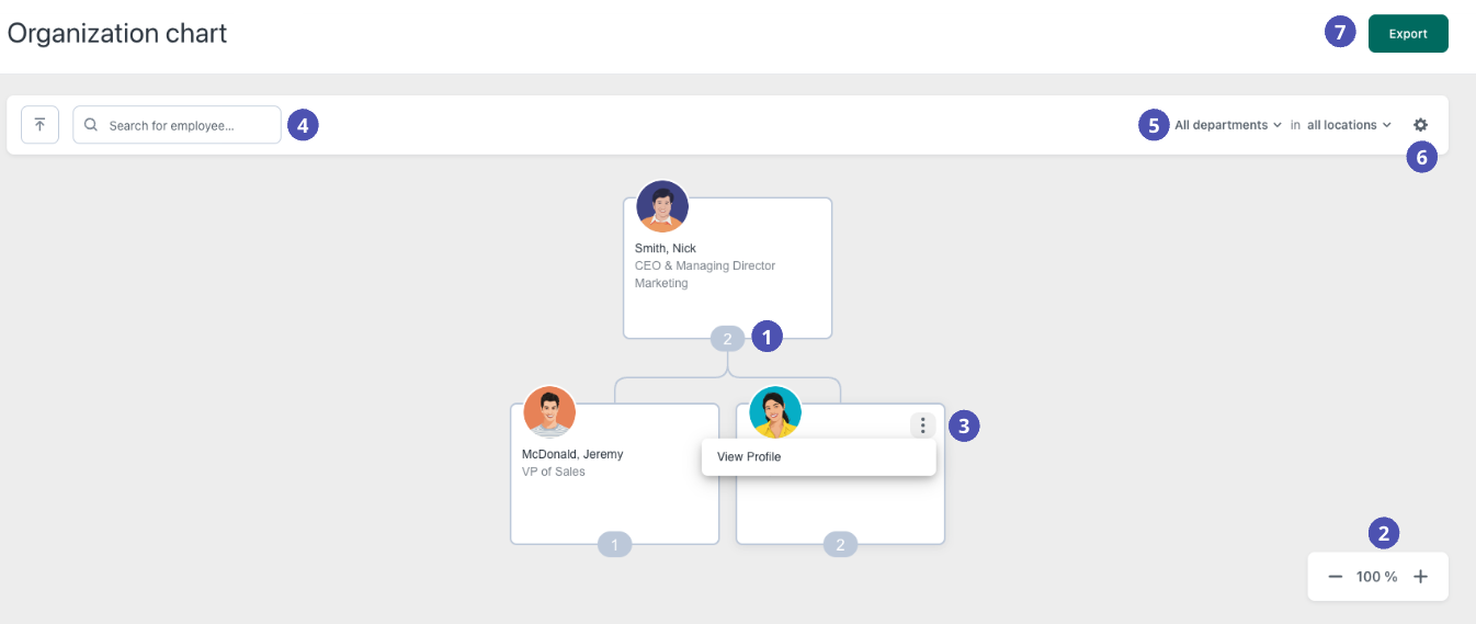 Viewing the Employee Directory and Org Chart – Workable Support