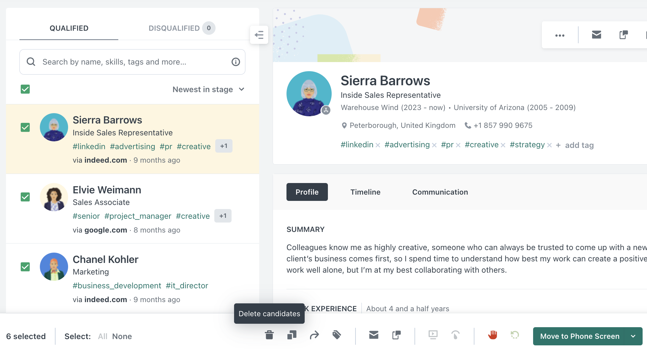 Deleting candidates – Workable Support