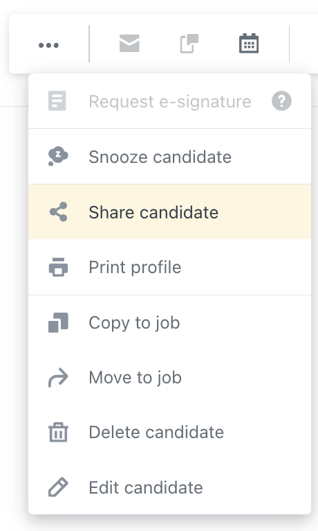 Sharing candidate profiles outside of Workable – Workable Help