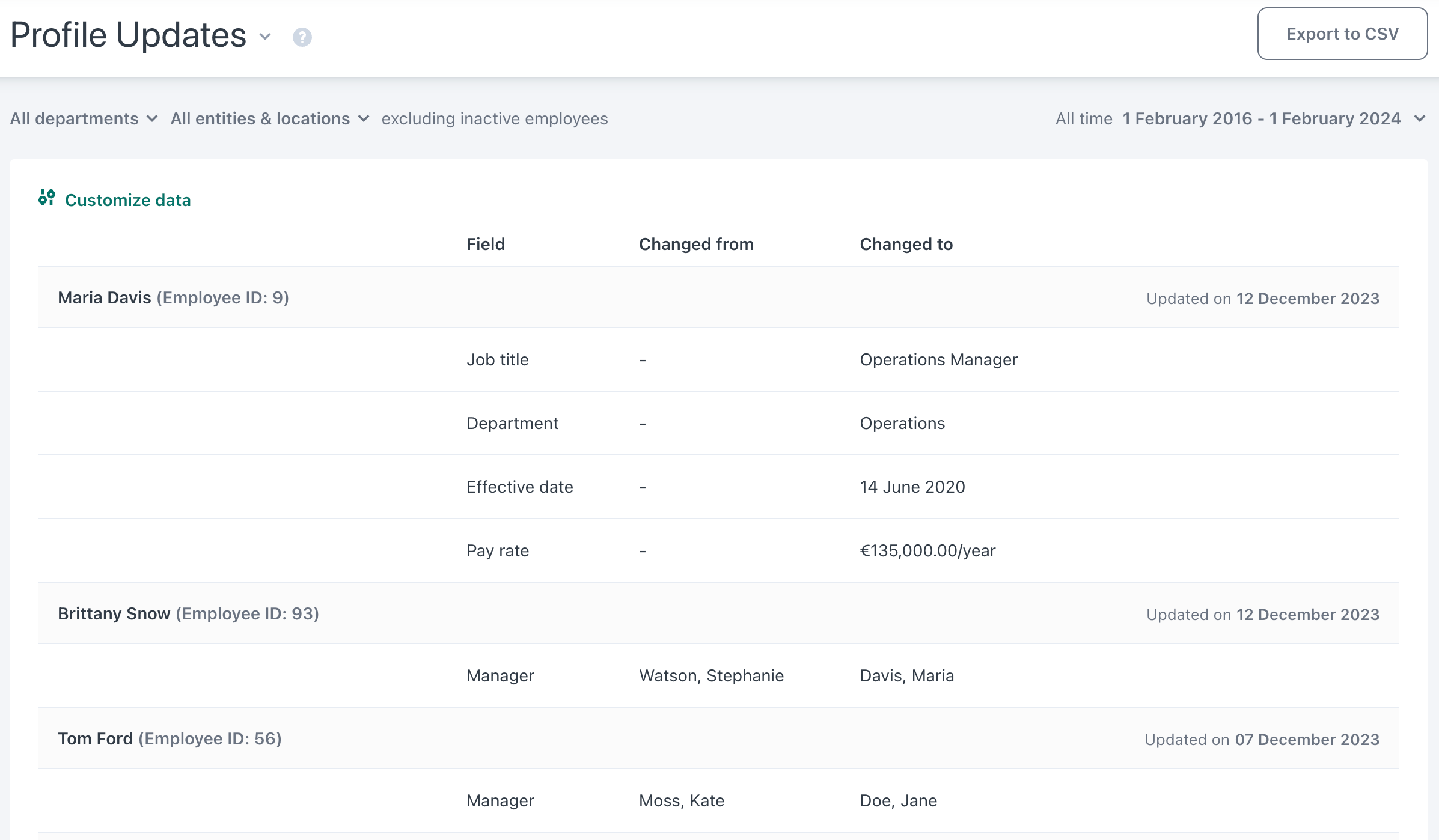 Using the Profile Updates Report – Workable Help