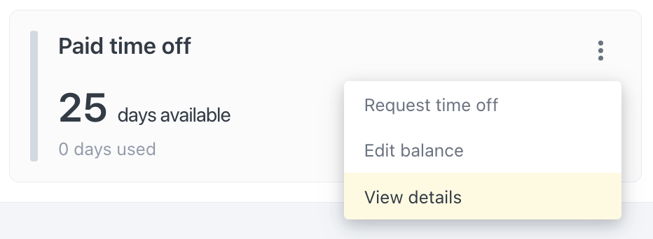 Viewing employee's time off (balances, history) – Workable Help