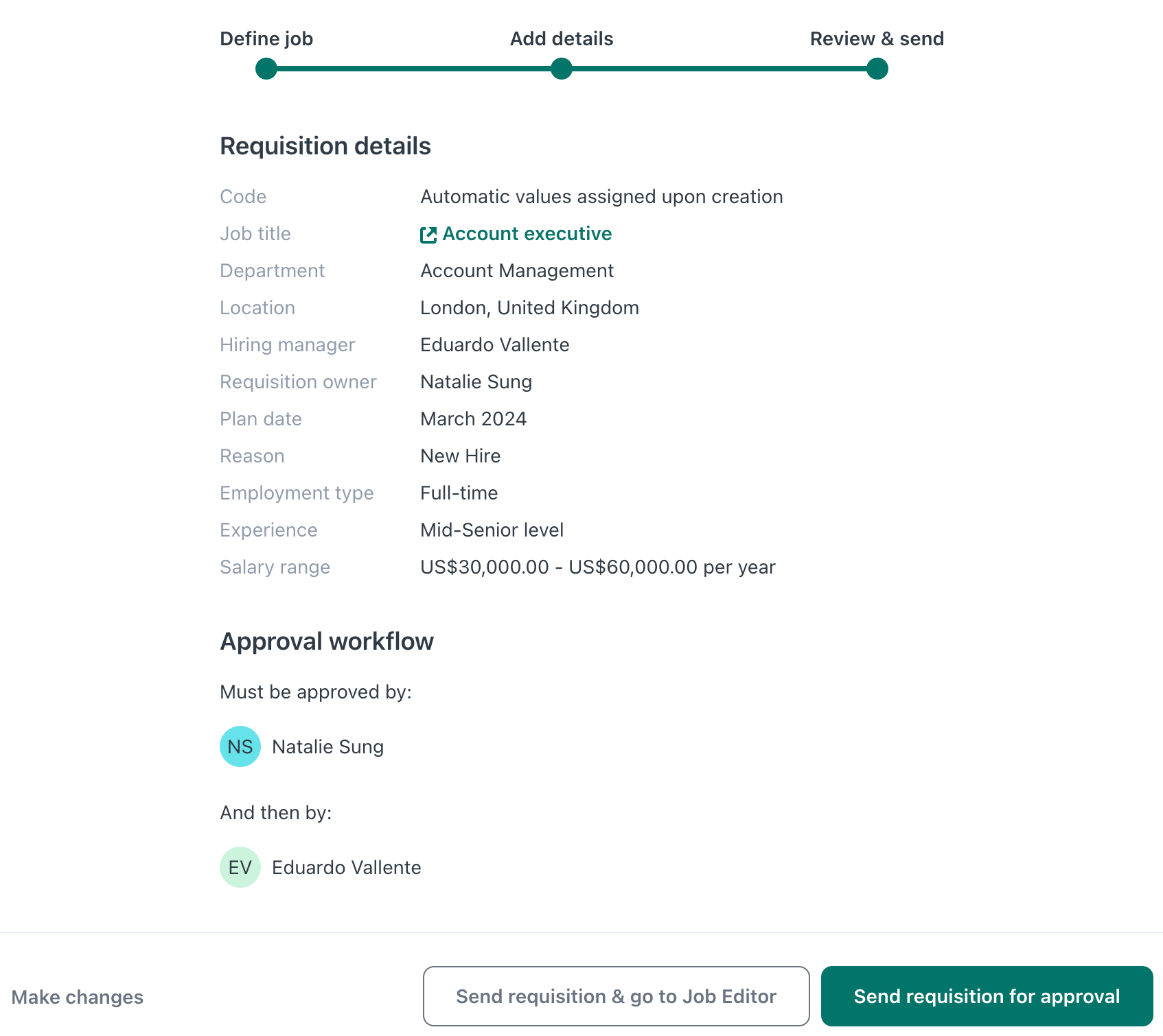 Creating and managing requisitions – Workable Support