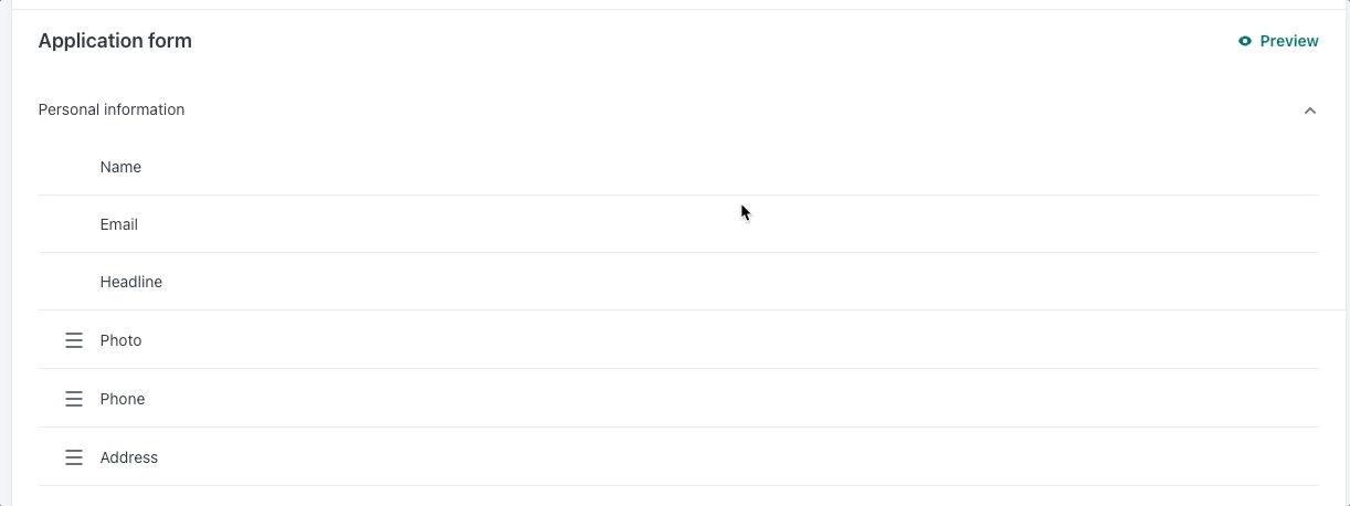 How can I change/reorder application form fields? – Workable Help