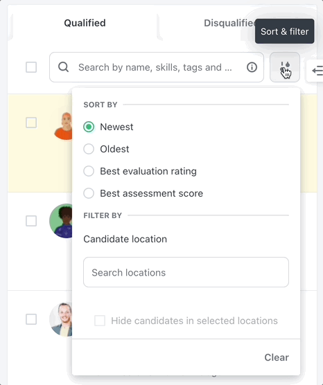 Candidate profile in Pipeline View overview – Workable Support