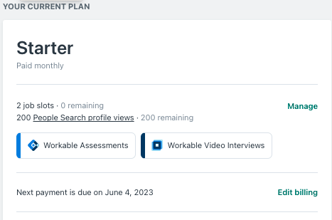 Starter plan FAQs – Workable Help