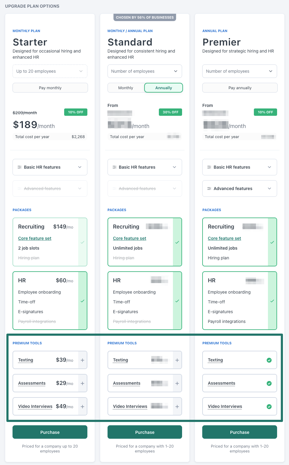 Purchasing a Workable plan – Workable Support
