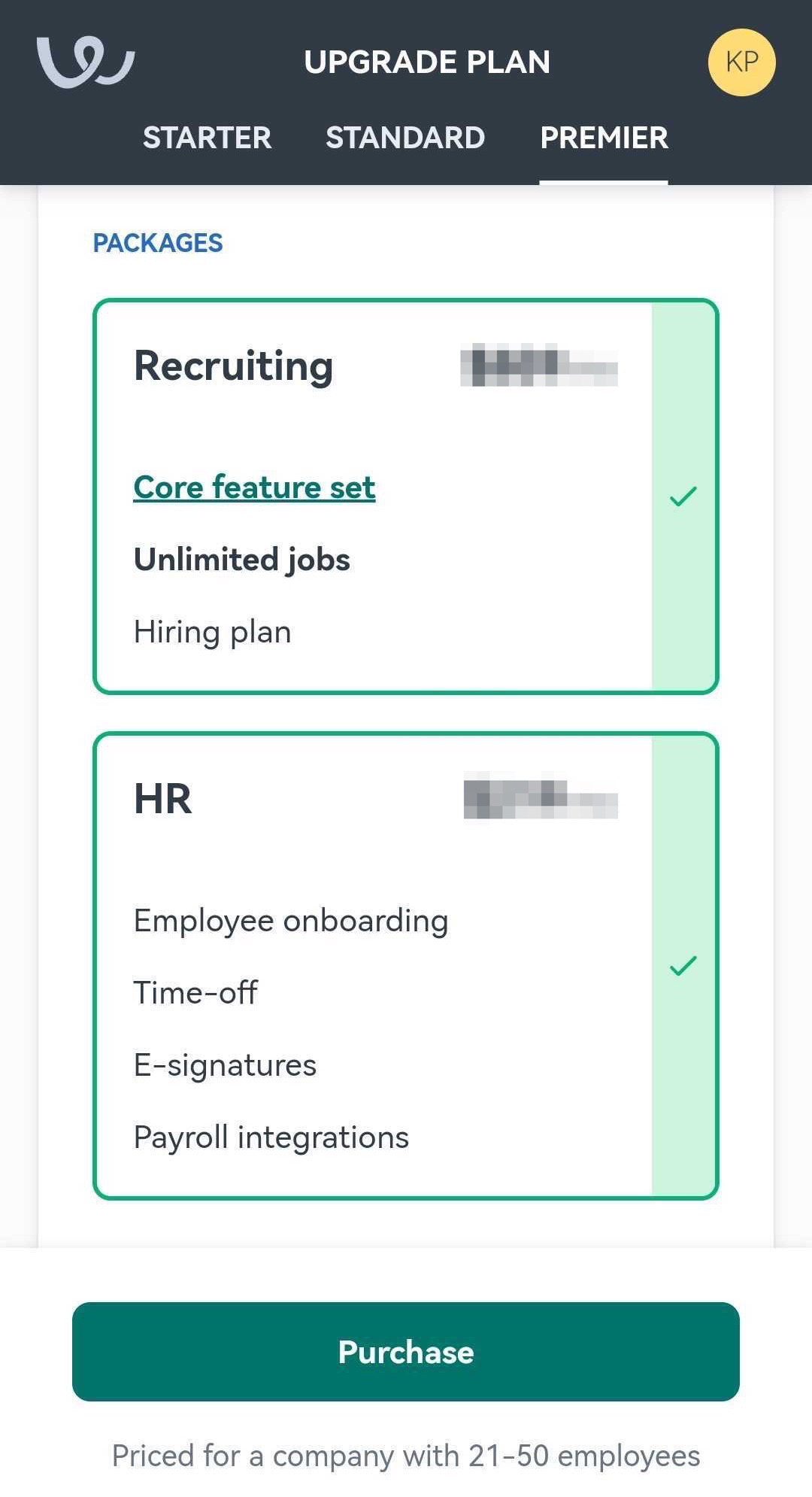 Purchasing a Workable plan – Workable Help