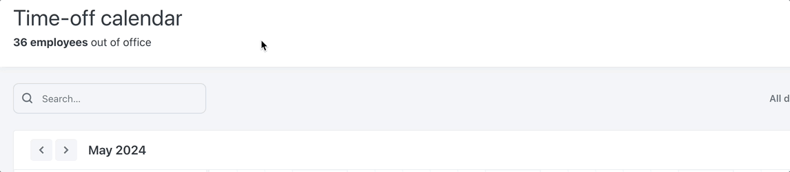 'Time-off' company calendar – Workable Help