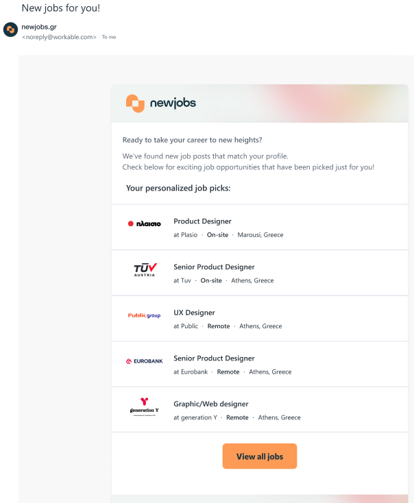 Posting jobs to Newjobs.gr – Workable Help