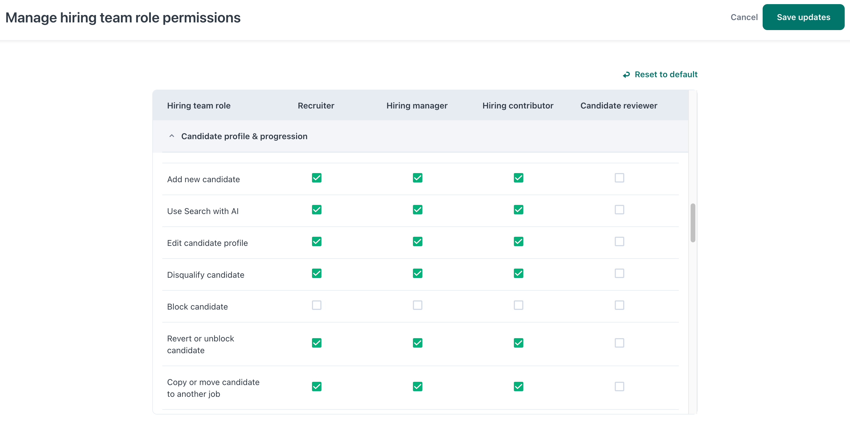 Managing and customizing roles and permissions – Workable Help
