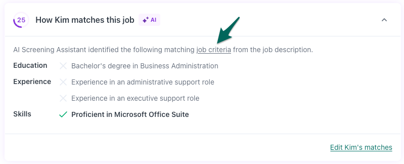 Using the Screening Assistant (AI-powered) – Workable Help