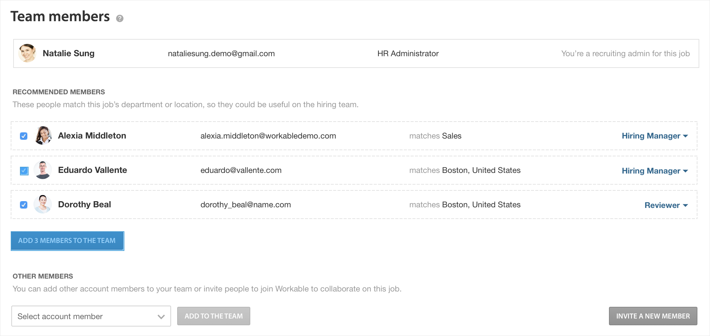 Setting up a hiring team – Workable Support