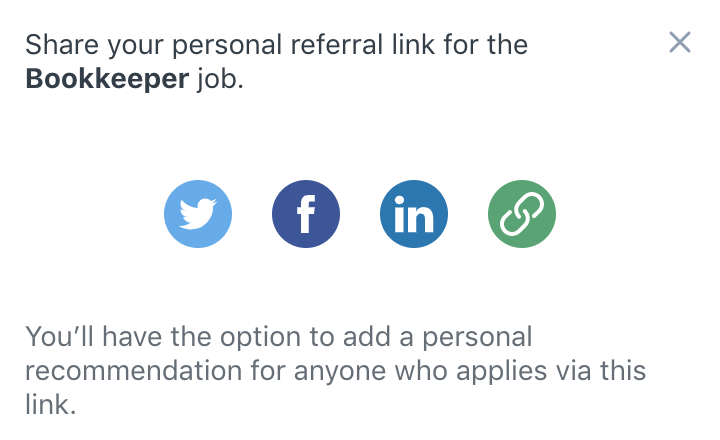 Sharing a referral link – Workable Support