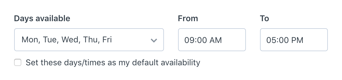 Self-scheduled events – Workable Support