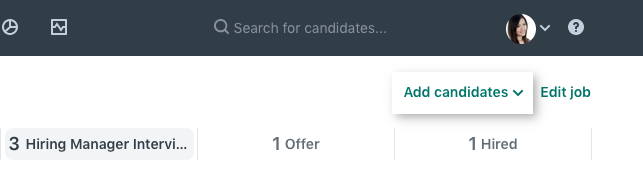 Add a candidate with just a name or email address – Workable Support