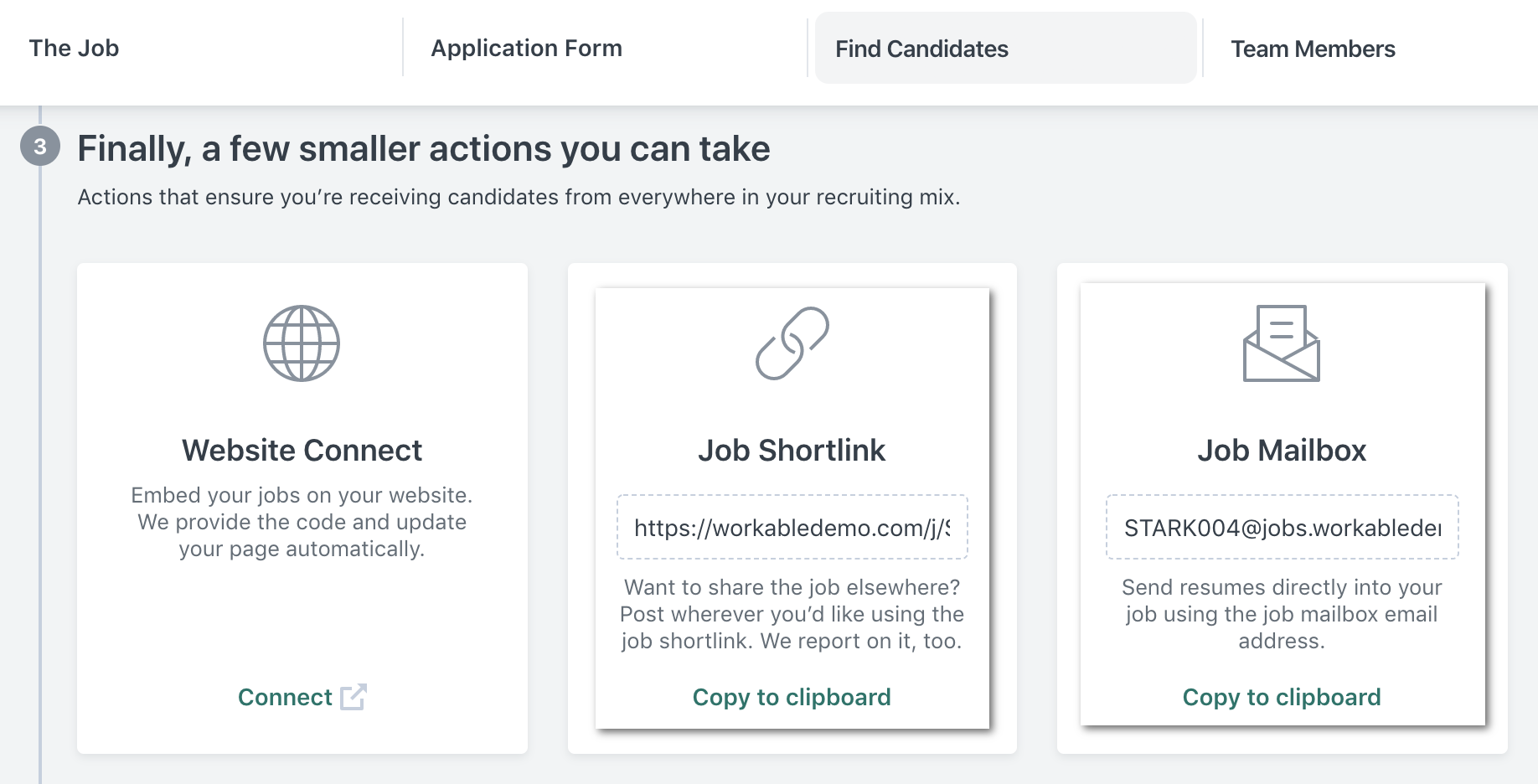 Using the job shortlink – Workable Support