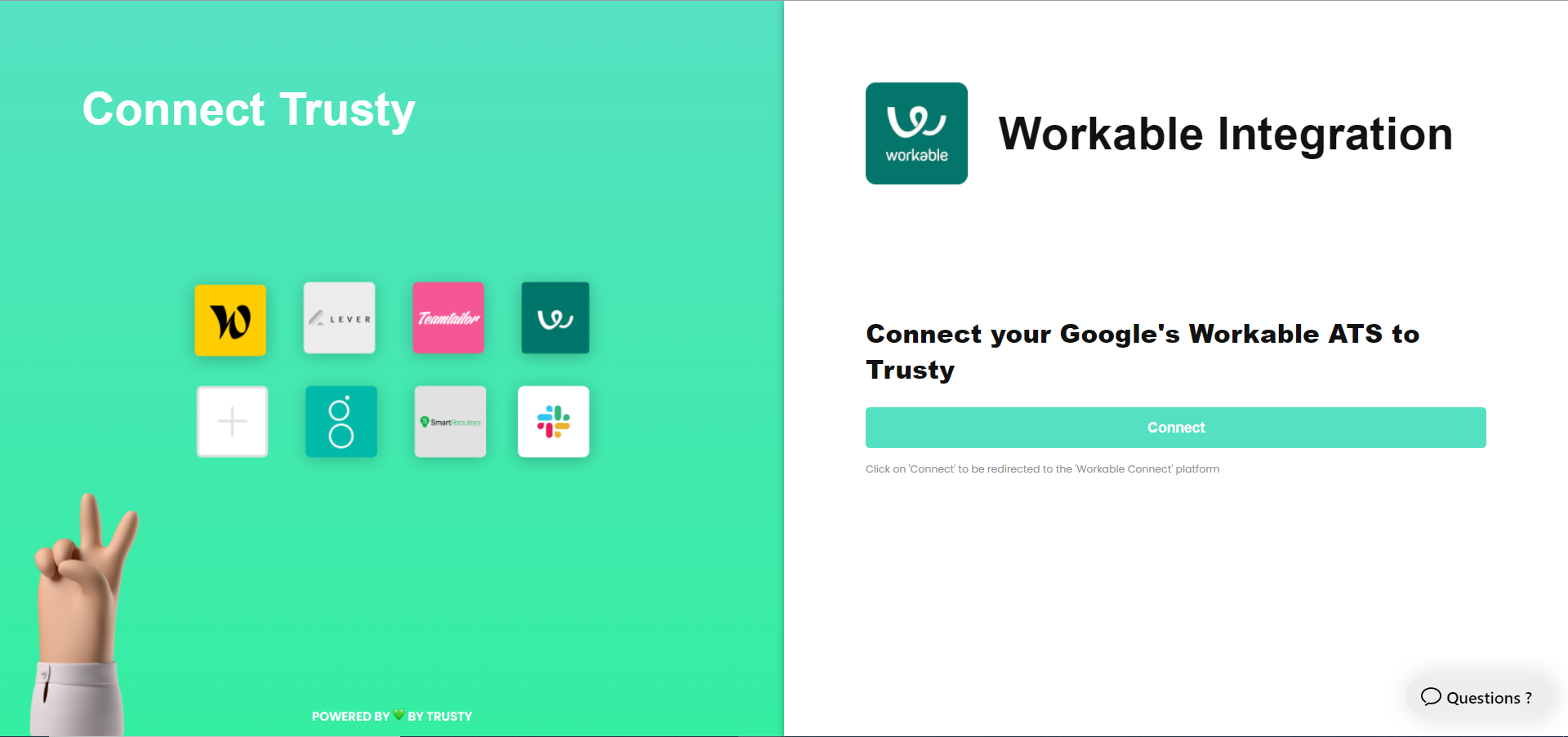 Integrating with Trusty – Workable Help